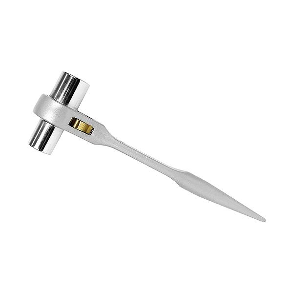 キャッチコピー1丁で4サイズのナットに対応します。用途ナットの締め付け作業。特徴本体アルミ製により従来品よりも、約35%軽量化を実現しました。アウターソケットを使用する場合、インナーソケットが軽い力で押し上げられ、使用後はスプリングにより元...