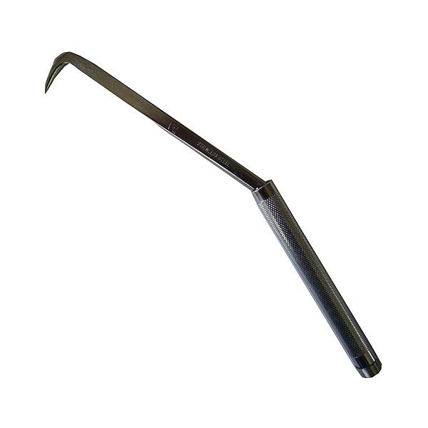 キャッチコピー針金や番線を使って結束する際に使用する鉄筋工具です。用途結束線、番線の締め付け作業。特徴ハッカーの定番品です。柄はローレット加工で滑りにくいです。本体はステンレスで錆びに強いです。