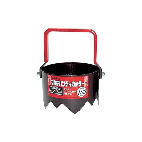 キャッチコピー上から押すだけで、マルチシートの穴を簡単にあけることができます。用途マルチ・ビニール等の穴あけ用。特徴野菜苗・花苗・種まき用に最適です。大小2段刃のため軽い力で穴明け作業ができます。イチゴ・レタス等の穴あけに最適です。