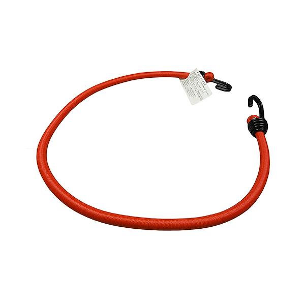 キャッチコピー伸縮性があり、周囲を糸で特殊織しているため、強度があります。用途荷物の仮留め・固定。特徴両端にフックの付いた丸ゴムです。フック取付なので、様ーな所に簡単に取付可能です。