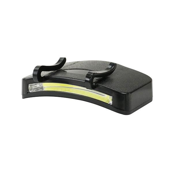 ■キャッチコピー乾電池式のLEDキャップライトです。■用途暗所での点検・検査作業、夜間の散歩等。■機能キャップに取付けて使用できます。■仕様●電源：単4乾電池×3本(電池別売)。●明るさ：200lm。●点灯時間：約2時間。●寸法：約幅90×...