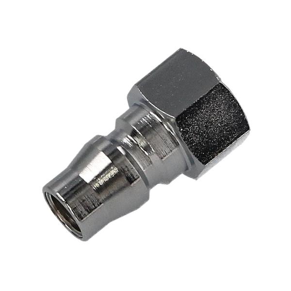 ■キャッチコピーエアホースなどの配管やエアー工具への接続、離脱が簡単操作で確実に行えます。■用途エアー工具、エアーホース等との脱着。■機能ソケットとの組み合わせでエアーの接続、離脱が簡単にできます。丈夫で耐久性に優れた鋼鉄製です。1/4管用...