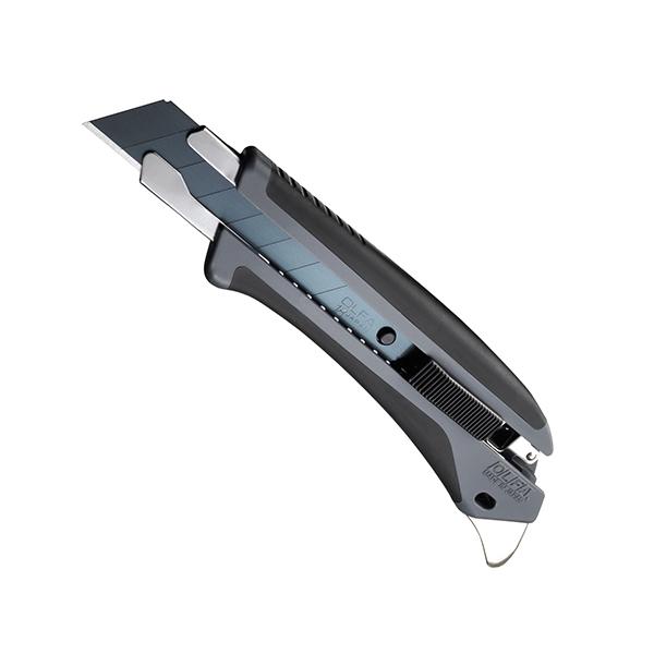 ■キャッチコピーX(エックス)デザインハイパーシリーズツメ付きタイプの新色グレーです。■用途オートロック式大型カッターナイフ。■機能エラストマーと強化PPのダブルインジェクション成形されたラバーグリップ仕様です。開梱作業やペンキ缶のフタ開け...