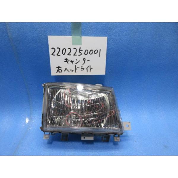 **** 商品説明を必ずご確認ください ****部品管理番号：220225000110800部品メーカー：コイト部品名：右ヘッドランプASSY部品メーカー品番：100-37093部品区分：リサイクル品管理品番：427299車名：キャンター車...