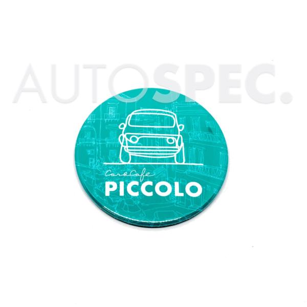 AUTOSPEC. 長泉店「Car&amp;Cafe PICCOLO」オリジナルミラーカラー：　グリーン(柄)サイズ：　幅 76mm / 厚さ 約4mm 背面にPICCOLOのロゴマークがデザインされた”コンパクトミラー"手持ちのバッグやお...