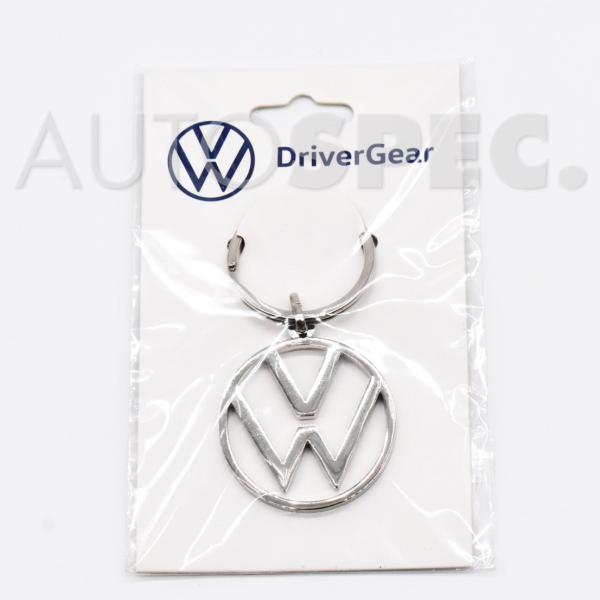 VolksWagen　ロゴ　メタルキーホルダーシンプルで使いやすいキーリングです。ワンポイントのドレスアップにお薦めです◎バッグなどにつけてもオシャレです◎サイズ　：　3.1 x 2.2 x 0.2インチカラー　：　シルバー【お届け商品内容...