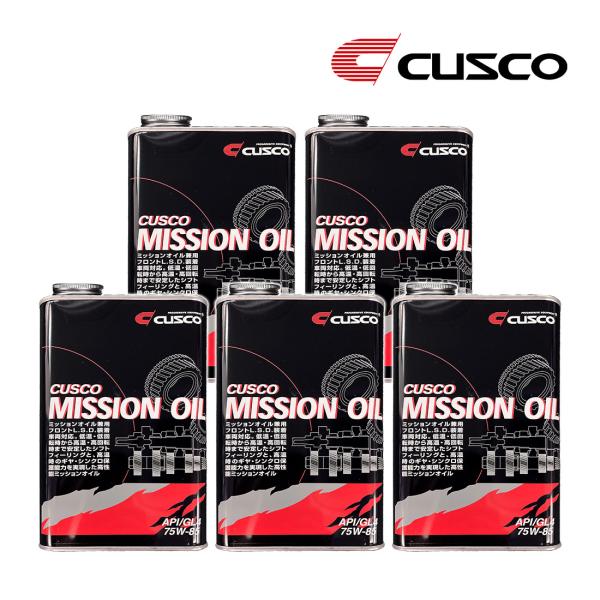 ■商品情報・分類：ミッションオイル・メーカー：CUSCO・対象デフ：FF、MR、4WDのフロント・SAE粘度：75w-85・容量×本数：1L×5本・品番：010 002 M01