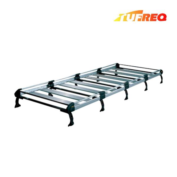 ■適合車両・メーカー：TOYOTA/トヨタ・車名：ハイエースバン・型式：H2#・年式：H16.8〜・ルーフタイプ：標準ルーフ(標準幅)■商品情報・分類：ルーフキャリア・メーカー：TUFREQ/タフレック(精興工業株式会社)・品名：H+シリー...