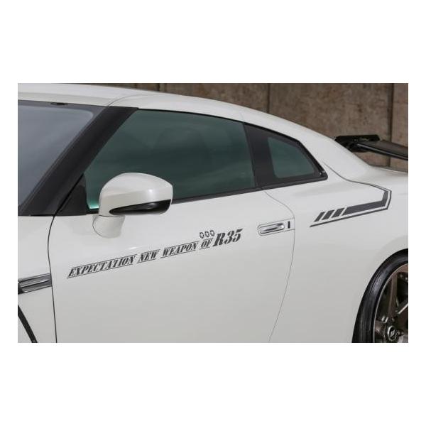 商品タグ：41792 R35 GT-R ロケットピンストライプ ステッカー ルーフ / クール Ruf / KUHL R35 NISSAN GT-R GT-R R35