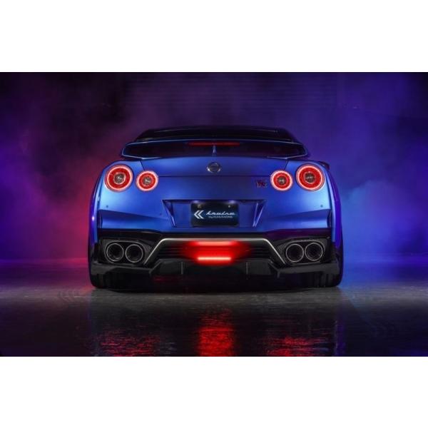 商品タグ：13867 GT-R R35 MY17以降(後期型) KRUISE Ver1 KR-35RR リアフローティングディフューザー カーボンクリア塗装品 リアアンダー / ディフューザー ルーフ / クール Ruf / KUHL R3...