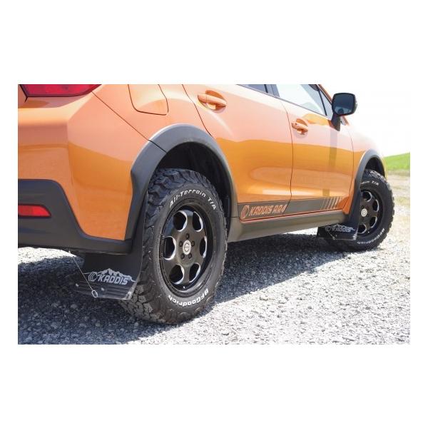 KD-EX09004 スバルXV GP7 KADDIS マッドフラップ ブラック マッドガード / 泥除け ロードハウス ROADHOUSE GP インプレッサ XV GP IMPREZA XV /GP