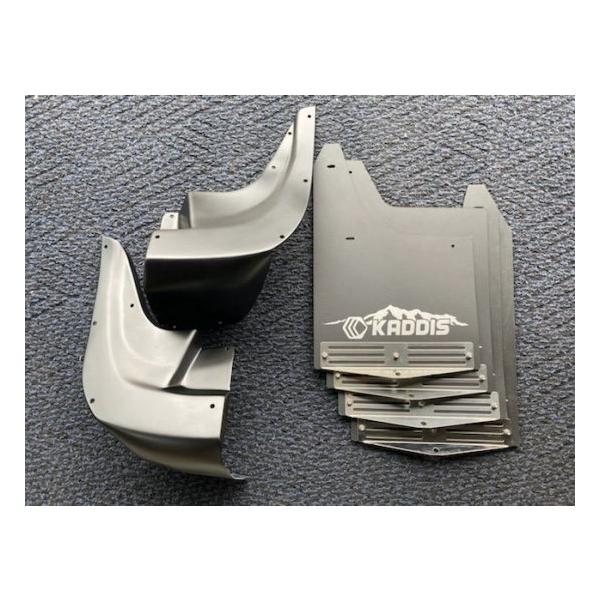 KD-EX04022 ランドクルーザープラド 150系 前期/中期/後期共通 KADDIS 専用マッドフラップ レッド マッドフラップ ロードハウス ROADHOUSE プラド 150 プラド