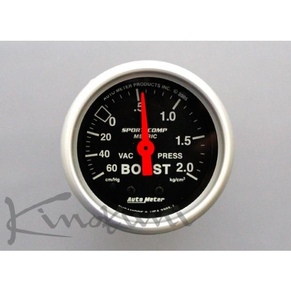 3303-K キノクニ Kinokuni 52φ機械式 連成計 ブラックパネル (3303-K 連成計/機52φ BP/WS) メーター その他 キノクニ Kinokuni