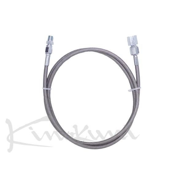 PL500-0101N 燃圧計油圧計オリジナルステンメッシュホースセット (PL500-0101N Pライン PT1/8オス-AN4メス (NPT1/8メス)) メーター 油圧計 キノクニ Kinokuni