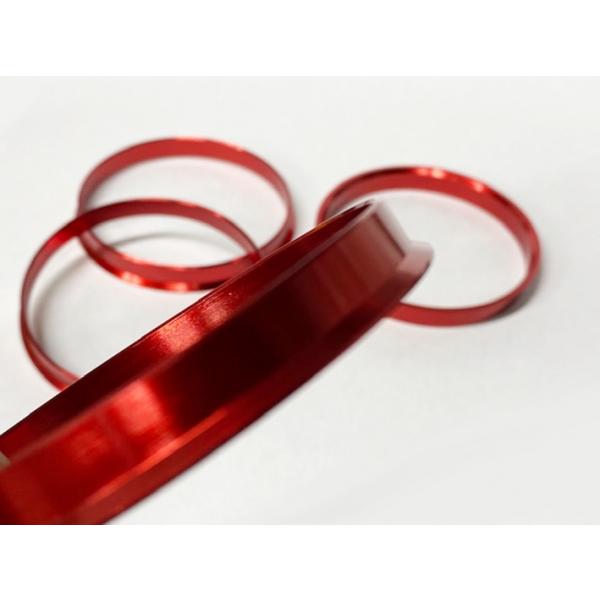 AGITO Racing 和広螺子 フランジ ハブリング(ツバ付き)2個セット 110Φ 外径110mm 内径106.2mm レッド ハブ アギト AGITO Racing 汎用
