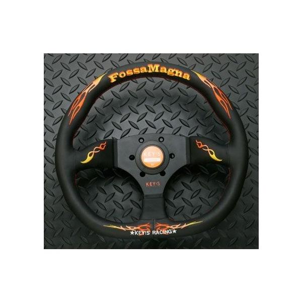 SW01083-84 FossaMagna D shape MODEL D shape345x320mm 黒スエード ステアリング ビーナス atc Japan ATC Japan 汎用 ステアリング STEERING /ステアリング