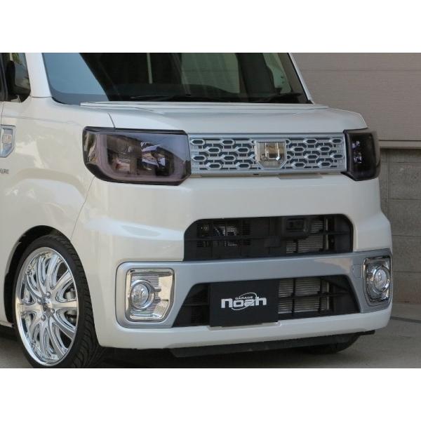 ウェイク LA700S 前期全車/後期 Gターボ ヘッドライトカバー ライトスモーク フロントライトカバー / リトラカバー ガレージノア GARAGE noah ウェイク LA700/LA710S WAKE /ウェイク