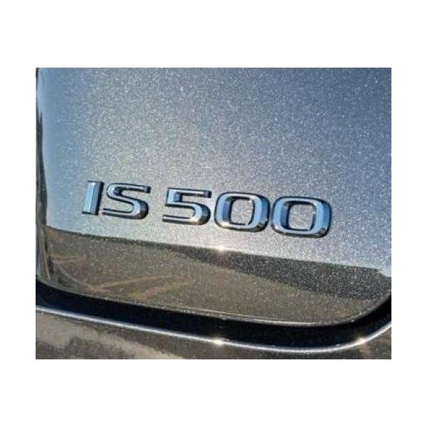 レクサス IS500 USE30 ソリッドカラーエンブレム IS500ロゴ ブラックオニキス オーナメント / エンブレム グラージオ Grazio LEXUS IS 30 LEXUS IS