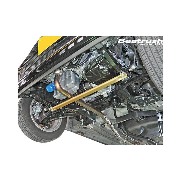 S84900PB-F レイル(LAILE) N-BOX JF1フロントパフォーマンスバー サスメンバサポート レイル / ビートラッシュ LAILE / Beatrush N BOX JF1/2 N BOX