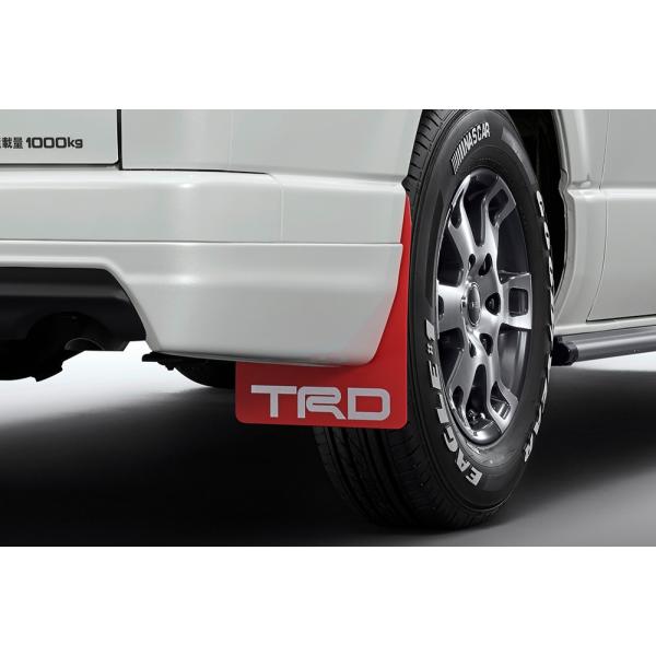 MS328-26001 TRD ハイエース 200系 4型 標準ボディ マッドフラップ レッド MS328-26001 マッドフラップ TRD ティーアールディー TRD 200 ハイエース 標準ボディ HIACE /ハイエース 標準ボディ