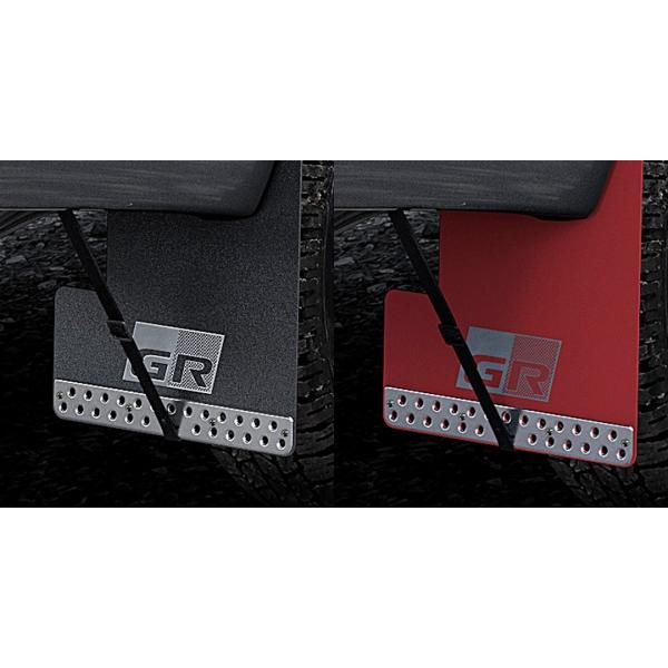 MS328-0K004 TRD ハイラックス GUN125 後期 マッドフラップ ブラック MS328-0K004 マッドフラップ TRD ティーアールディー TRD ハイラックス HILUX