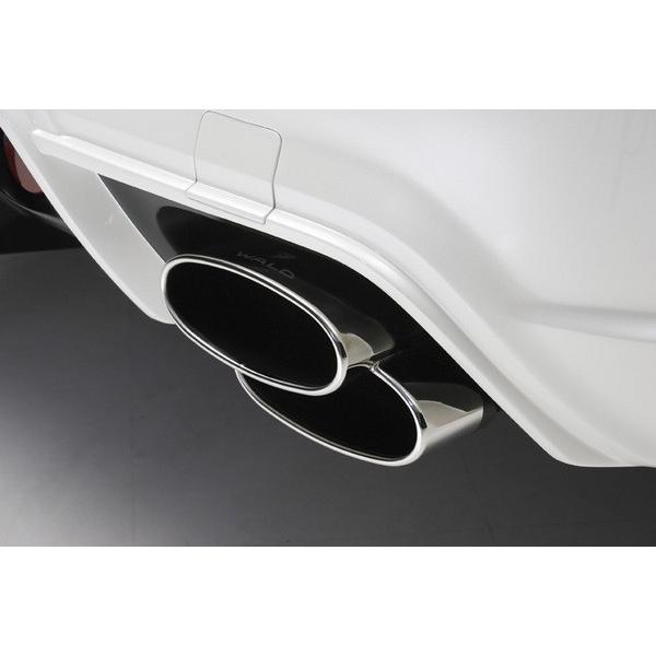 BENZ S W221 MC/after SPORTS LINE Black Bison Edition D.T.M スポーツマフラーカッター (PILED160X2)(2010y〜) マフラーカッター ヴァルド WALD BENZ S W...