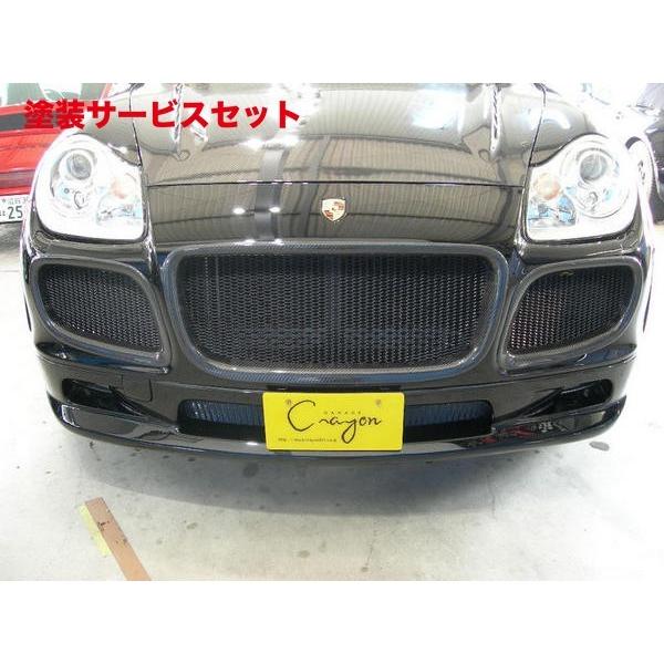 商品タグ：21949 DEFTECH CAYENNE カーボンセンターダクト フロントグリル デフテック / ガレージクレヨン Porsche Cayenne -10 CAYENNE 塗装済 ペイント済 カラード 純正色 色番号 カラーナン...