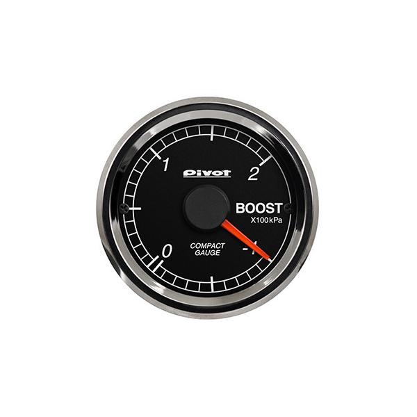 商品タグ：3554 CPB COMPACT GAUGE52 OBDタイプ ブースト計 Φ52 メーター ブースト計 ピボット pivot 汎用 メーター Meter /メーター