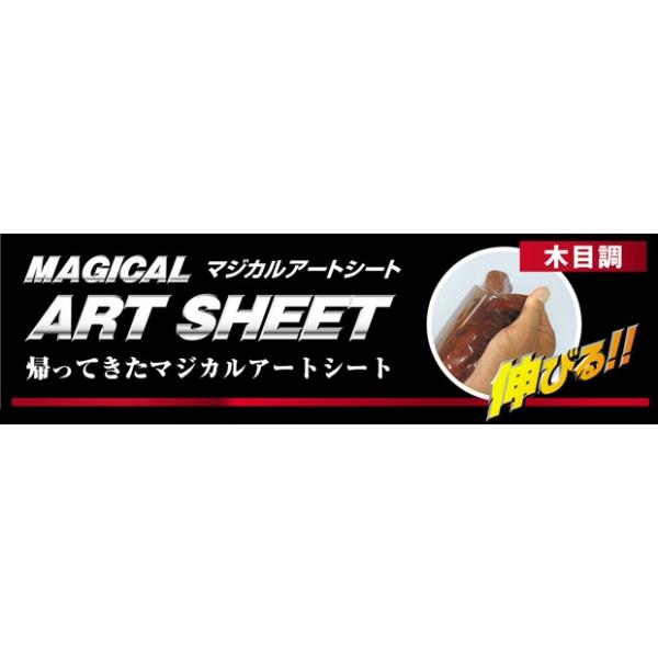 WMS-2M マジカルアートシート木目調 Mサイズ ブラックウッド その他 外装品 ハセプロ Hasepro
