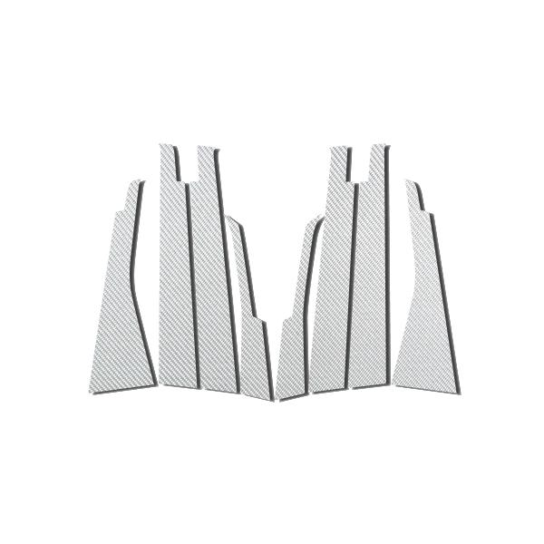 CPM-V3S マジカルカーボンシート コルト ピラー バイザーカットタイプ シルバー ピラー ハセプロ Hasepro