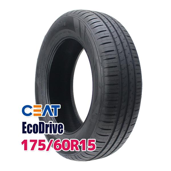 ■CEAT EcoDrive 175/60R15 81V：外径：591mm　幅：177mm　推奨リム幅：5J XL規格：×■タイヤの外径、幅のスペック値は実寸と若干異なる場合がございますので予めご了承ください。■■1958年に設立されたCE...