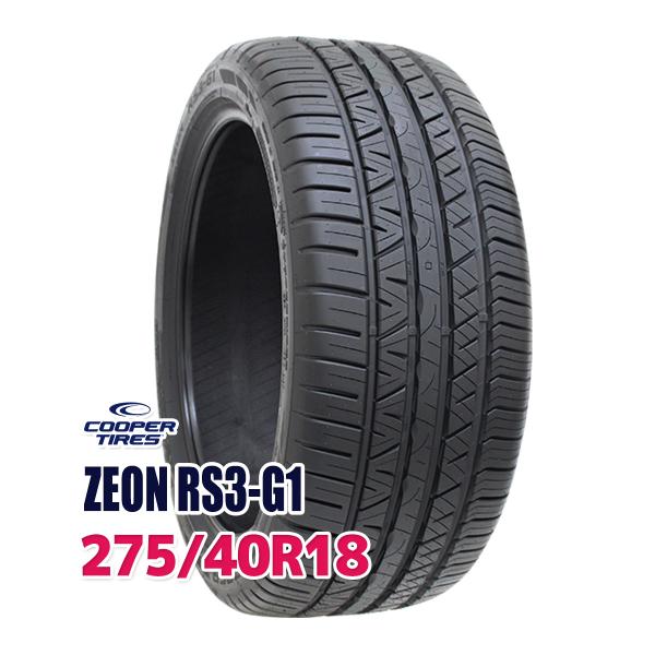■COOPER ZEON RS3-G1 275/40R18 99W：外径：677mm　幅：277mm　推奨リム幅：9.5J XL規格：×■タイヤの外径、幅のスペック値は実寸と若干異なる場合がございますので予めご了承ください。■■COOPER...