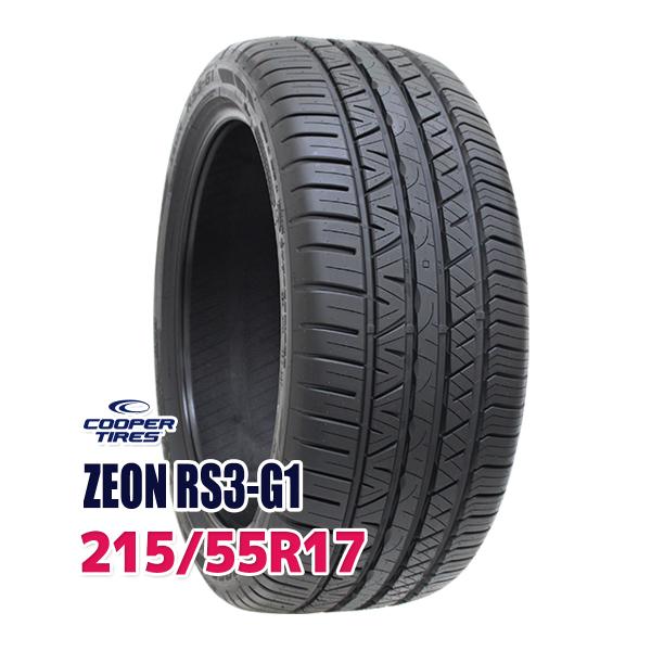 ■COOPER ZEON RS3-G1 215/55R17 98W【XL】：外径：667mm　幅：228mm　推奨リム幅：7J XL規格：○■タイヤの外径、幅のスペック値は実寸と若干異なる場合がございますので予めご了承ください。■■COOP...