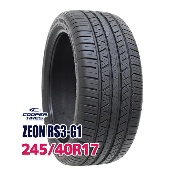 ■COOPER ZEON RS3-G1 245/40R17 91W：外径：628mm　幅：249mm　推奨リム幅：8.5J XL規格：×■タイヤの外径、幅のスペック値は実寸と若干異なる場合がございますので予めご了承ください。■■COOPER...