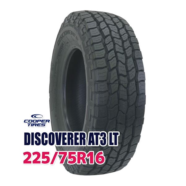 ■COOPER DISCOVERER AT3 LT 225/75R16 10PR 115/112R：外径：744mm　幅：223mm　推奨リム幅：6J XL規格：×■タイヤの外径、幅のスペック値は実寸と若干異なる場合がございますので予めご了...