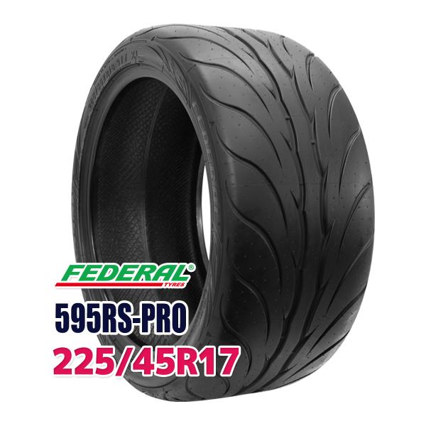 ■FEDERAL 595RS-PRO 225/45R17 94W【XL】：外径：636mm　幅：227mm　推奨リム幅：7.5J XL規格：○■タイヤの外径、幅のスペック値は実寸と若干異なる場合がございますので予めご了承ください。■■FED...