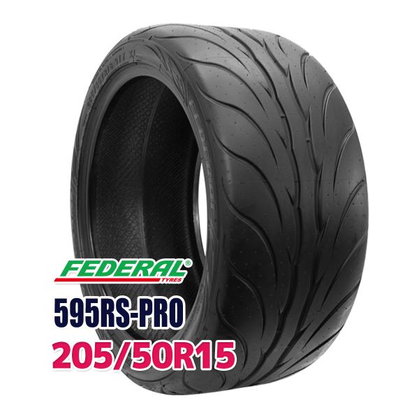 ■FEDERAL 595RS-PRO 205/50R15 89W【XL】：外径：587mm　幅：211mm　推奨リム幅：6.5J XL規格：○■タイヤの外径、幅のスペック値は実寸と若干異なる場合がございますので予めご了承ください。■■FED...