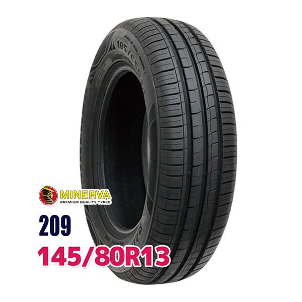 ■MINERVA 209 145/80R13 75T：外径：562mm　幅：145mm　推奨リム幅：4J XL規格：×■タイヤの外径、幅のスペック値は実寸と若干異なる場合がございますので予めご了承ください。■■ヨーロッパで愛されて100年。...