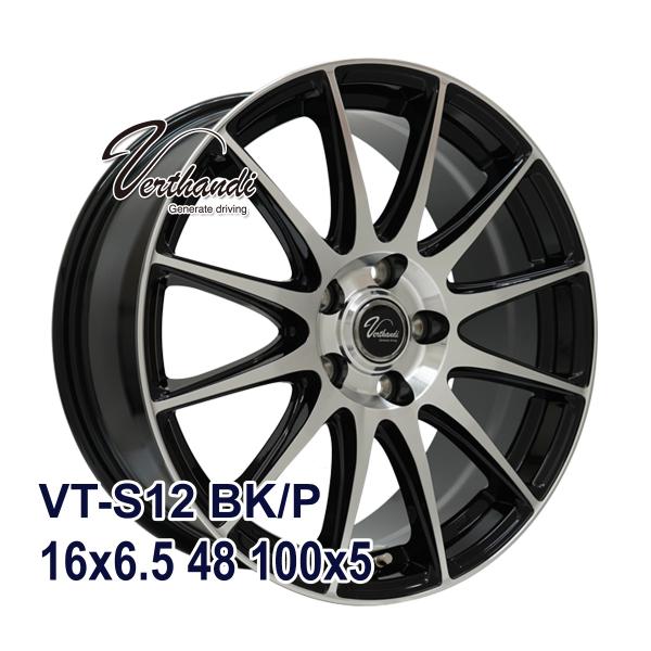 ■ホイール：Verthandi VT-S12 16x6.5 +48 100x5 BK/P■タイヤ：GOODYEAR EAGLE #1 NASCAR PLUS.RWL 215/65R16 109/107R■XL規格：× ■タイヤ製造国:日本■...