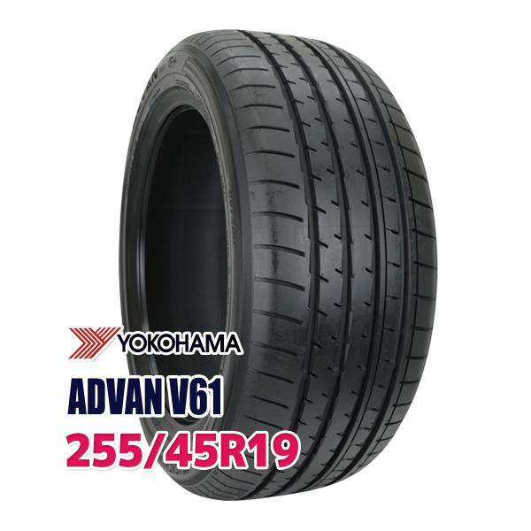 ■YOKOHAMA ADVAN V61 255/45R19 104W【XL】：外径：713mm　幅：255mm　推奨リム幅：8.5J XL規格：○■タイヤの外径、幅のスペック値は実寸と若干異なる場合がございますので予めご了承ください。■■日...