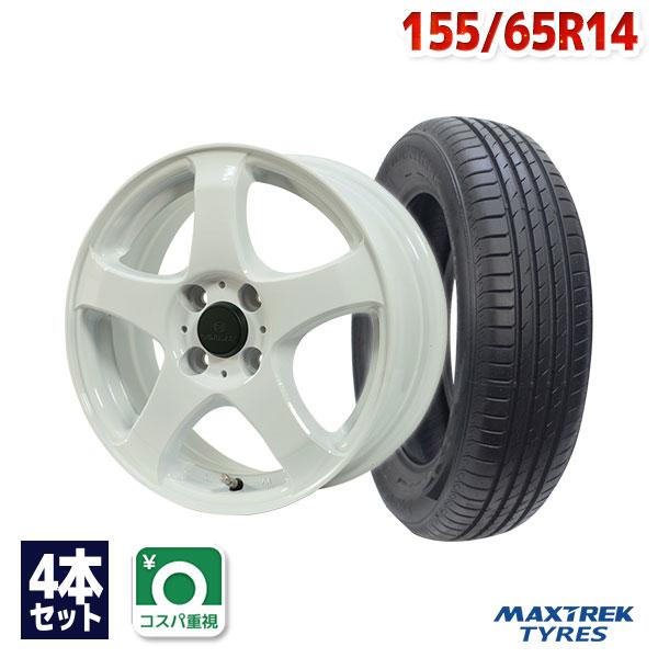 ■ホイール：FINALIST FZ-S5 14x4.5 +43 100x4 WHT■タイヤ：MAXTREK MAXIMUS M2 155/65R14 75T■XL規格：× ■タイヤ製造国:中国■適合車種：ピクシス エポック,ピクシス スペー...