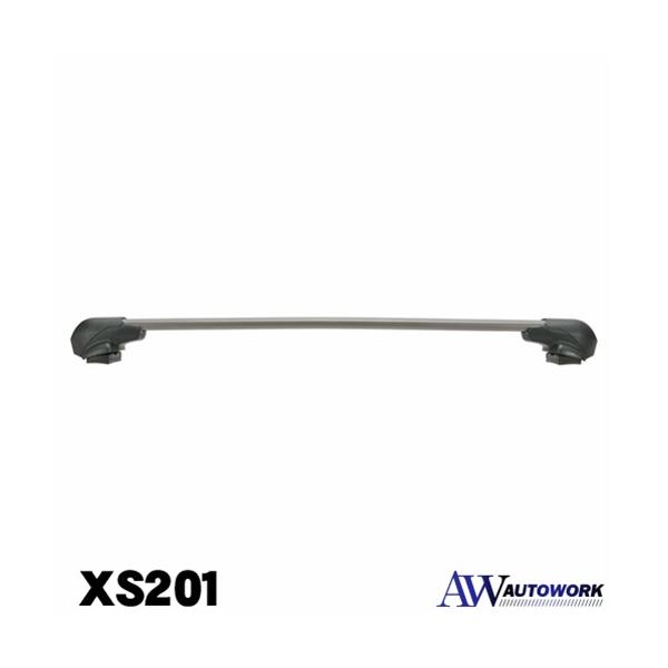 バーの突出しの無い、スタイリッシュなエアロスタイル。適正になると締め過ぎを防ぎ、空転するトルクレンチ付属。キーロック標準装備。品名 XS201 AERO BASE STAYカラー 黒(BLACK)製品重量 3900g