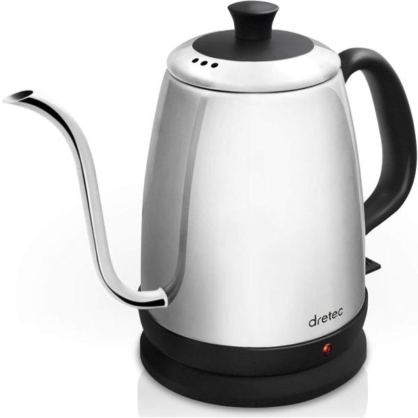 「商品情報」「主な仕様」【おしゃれなドリップケトル】本格的なドリップコーヒーを手軽に味わえます。気軽にカフェ気分を味わいたい人におすすめです。細口の注ぎ口だから、お湯がこぼれないようにドリップすることができます。【コスパ最高のステンレスケト...