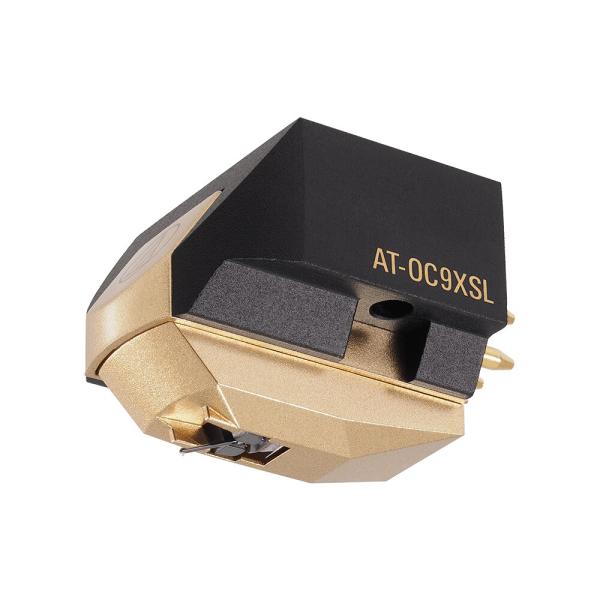 AT-OC9XSL audio-technica [オーディオテクニカ] デュアルムービングコイル(MC)ステレオカートリッジボロンカンチレバーに無垢特殊ラインコンタクト針を搭載。音溝から忠実に情報を読み取る最上位モデル。