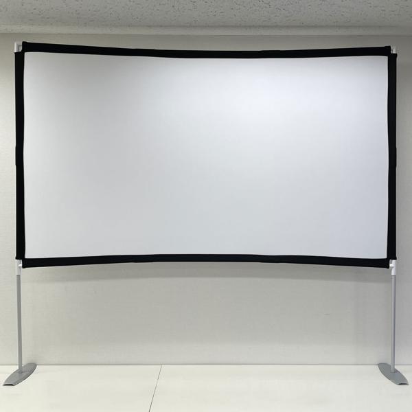AV-SC084F AVAC [アバック] 84インチ 16:9 組み立て式自立スクリーン気楽に楽しみめる、かんたんに組み立て解体ができる８４インチ（16:9）スクリーン