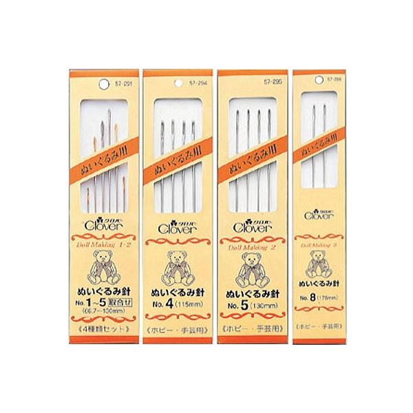 【種類・内容】ノーマルポイント　4本入太さ1.40mm　長さ115.0mm　目や手足の取り付けに。テディベア、人形、ぬいぐるみづくりに適した長くて丈夫な特性ぬい針です。ノーマルポイント（強く、布通りのよい鋭い針先です。）●No．4はお取り寄...