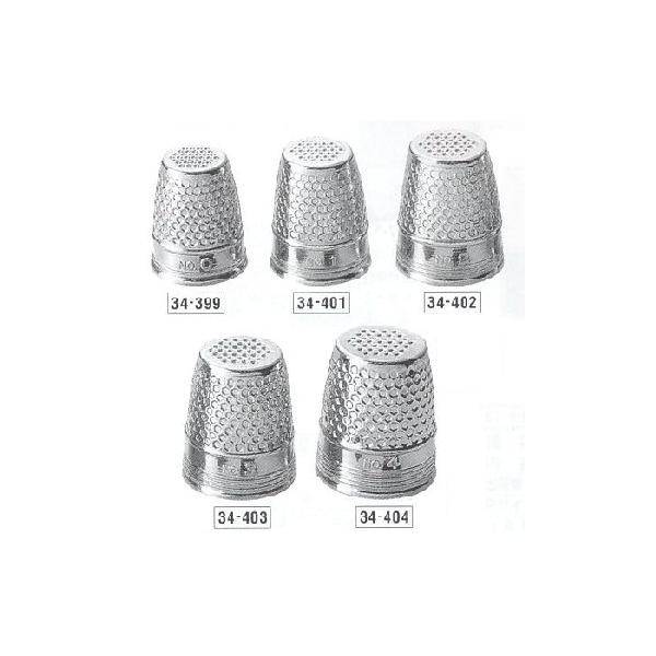 【内容】　金属製NO.0　内径14.0mmNo.1　内径15.0mmNo.2　内径16.0mmNo.3　内径17.0mmNo.4　内径18.0mmキルターの多彩な針づかいに応えるクロバーのシンブル。丈夫な金属製で全面にディンプル(くぼみ)を...