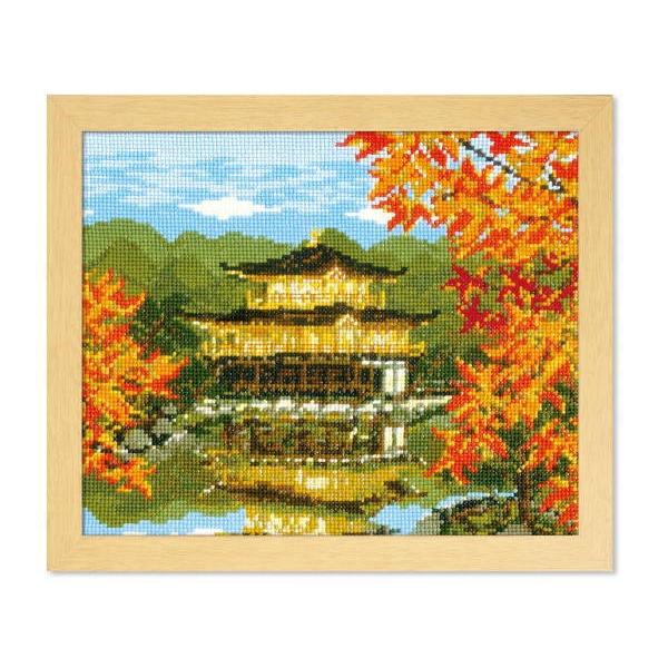 クロスステッチ刺しゅうキット　額別売り【出来上がりサイズ】　　額外径：35.1cmx41.8cm　　額内径：29.7cmx36.4cm【キット内容】　　25番ししゅう糸　　No.3000布 ジャバクロス中目　　クロス針　　カラー図案付説明書...