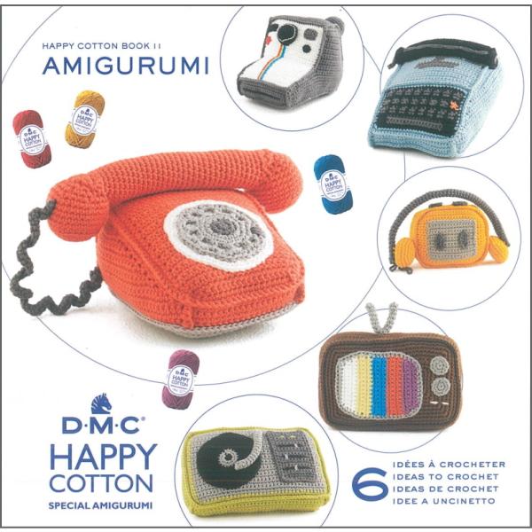 HAPPY COTTON BOOK 11  　【VINTAGE】6デザイン掲載■PHONE■POLAROID■WALKMAN■TV■DISCO■TYPEWRITTER※ご注意※あみぐるみBOOKは全て【洋書】となります。編み方などの説明は英...