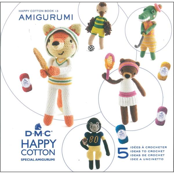 HAPPY COTTON BOOK 13  　【SPORTS　ANIMAL】スポーツアニマル5デザイン掲載■SALLY■HARRIET■GARY■HETTY■TERRY※ご注意※あみぐるみBOOKは全て【洋書】となります。編み方などの説明は...